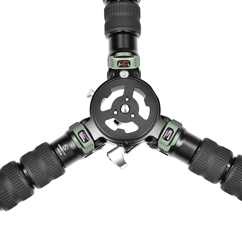SUNWAYFOTO T4030CMI Inverted Leg Carbon Fiber Heavy Duty Tripod with 7
