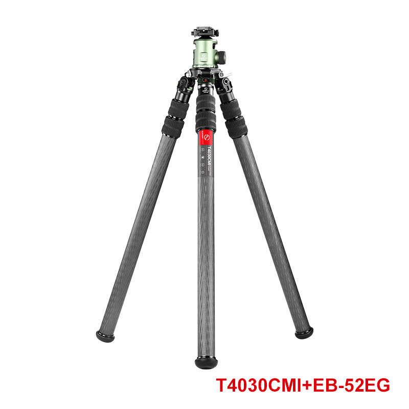 SUNWAYFOTO T4030CMI Inverted Leg Carbon Fiber Heavy Duty Tripod with 7